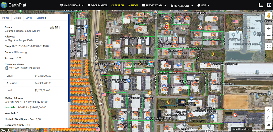 EarthPlat™ | Cadastral Maps, Ownership Data, Parcel Boundary lines