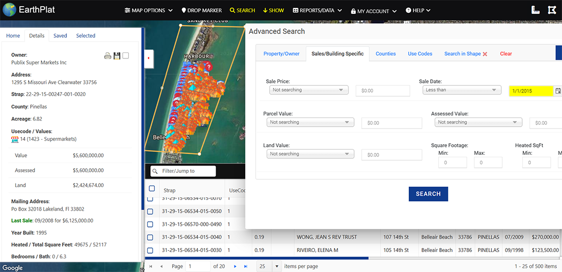 EarthPlat™ | Cadastral Maps, Ownership Data, Parcel Boundary lines