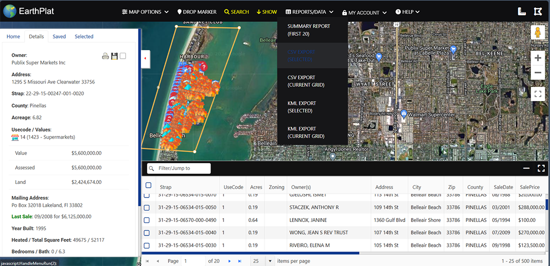 EarthPlat™ | Cadastral Maps, Ownership Data, Parcel Boundary lines